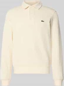 Lacoste Regular Fit Sweatshirt aus reiner Baumwolle