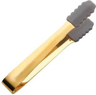 Generic Vista Pince &agrave; glace pour cong&eacute;lateur - Pince &agrave; glace en acier inoxydable - Pince &agrave; dessert de cuisine en silicone - Clip de service antid&eacute;rapant pour 