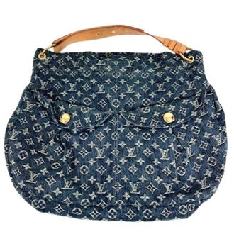 Louis Vuitton Pre-owned Monogram Denim Schultertasche - - Pre-owned - Damen - Blau - ONE SIZE