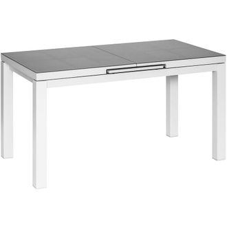 M&S Collection M&s - Table de jardin extensible en aluminium gris perle Ibiza 6 &agrave; 8 personnes