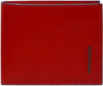 Piquadro Homme, Accessoires, Rouge, Taille: ONE Size Portefeuille avec fen&ecirc;tre didentification rabattable