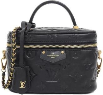 Louis Vuitton Pre-owned Monogram Vanity Coussin Sac en Agneau - Femme - Pre-owned - Noir - Taille: ONE Size