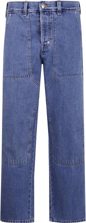 Dickies Homme, Jeans, Bleu, Taille: W30 Jean avec Genoux Doubles