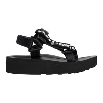 Love Moschino Verstellbare Riemchensandalen - - Shoes - Damen - Schwarzk - 38 EU