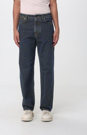Stone Island Wide-Leg-Jeans mit mittlerer Leibh&ouml;he aus Baumwolldenim