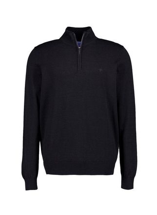 Fynch-Hatton Fynch-Hatton Herren Troyer schwarz unifarben