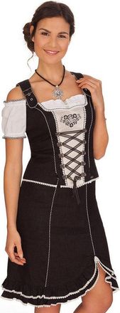 Spieth & Wensky Trachtenbluse Blusenshirt - FRANKFURT - schwarz