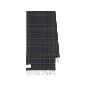 Barbour Shadow Classic Tartan Fringed Scarf