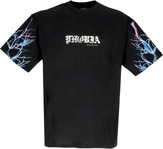 Phobia Archive Homme, Tops, Noir, Taille: XL Lightning Tee