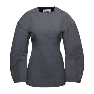 Jil Sander Damen, Blusen & Hemden, Grau, MGr&ouml;&szlig;e