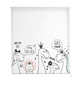 Estoralis | KINDISCH | Modernes Design-Rollo | Digital bedruckter Stoff | I-2158 Mehrfarbig | 130 x 180 cm. (Breite/Höhe) Stoffgröße 127 x 175 cm. | Rollos für 