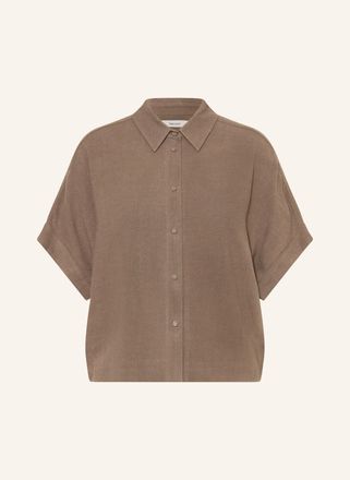 Selected Hemdbluse braun