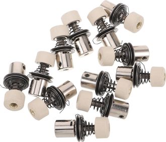 Cabilock ifundom 12 St&uuml;ck N&auml;hmaschinenzubeh&ouml;r Fadenhalterclips Metall Fadenklemmen f&uuml;r Flachn&auml;hmaschinen Pr&auml;zise Fadenspannung und Gleichm&auml;&szlig;ige Stiche Kompatib