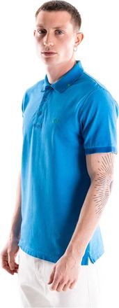 Sun 68 Homme, Tops, Bleu, Taille: M Polo avec logo brod&eacute;