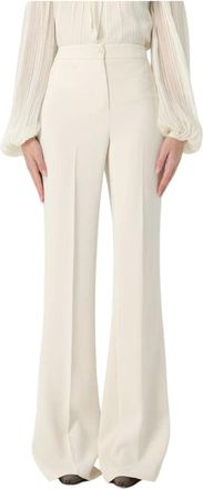 Twinset Femme, Pantalons, Blanc, Taille: 34 FR Wide Leg Pants