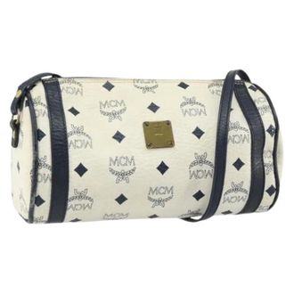 MCM Sac bandouli&egrave;re en plastique Pre-owned - Femme - Pre-owned - Blanc - Taille: ONE Size