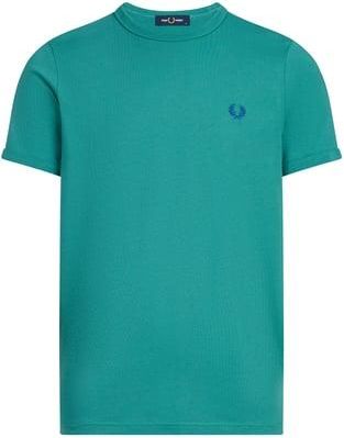 Fred Perry T-shirt &agrave; bordures contrastantes en coton