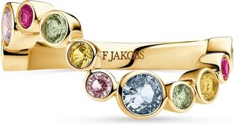 Sif Jakobs Jewellery Femme, Accessoires, Jaune, Taille: 56 MM Sardinien Wave Ring