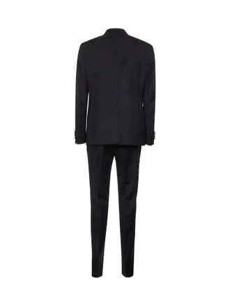Tagliatore Mens Tuxedo Suit, Virgin Wool, Blue Suits