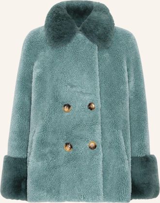 Americandreams Americandreams Wool Coat Short Fiona blau