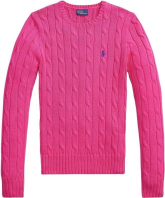 Polo Ralph Lauren Femme, Pulls, Rose, Taille: 40 FR Pull Ras du Cou Julianna