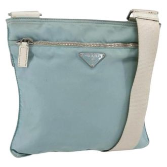 Prada Sac bandouli&egrave;re en nylon Vintage Pre-owned - Femme - Pre-owned - Bleu - Taille: ONE Size