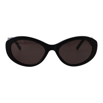 Balenciaga Oval Sonnenbrille - - Accessories - unisex - Schwarzk - 56 MM