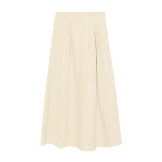 Giorgio Armani Beiger Leinenrock - - Skirts - Damen - Beige - S