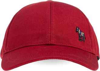 Paul Smith Homme, Accessoires, Rouge, Taille: ONE Size Casquette de baseball brod&eacute;e &agrave; rayures Signature