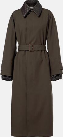 Bottega Veneta Trenchcoat Intrecciato