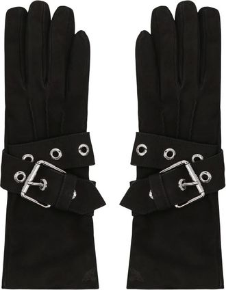 Vivienne Westwood Femme, Accessoires, Noir, Taille: S Gants à boucle de ceinture
