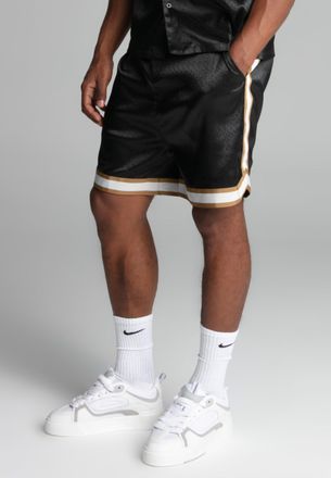 Siksilk Herren Shorts Schwarz L