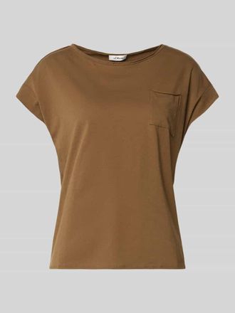 s.Oliver Red Label Regular Fit T-Shirt aus reiner Baumwolle
