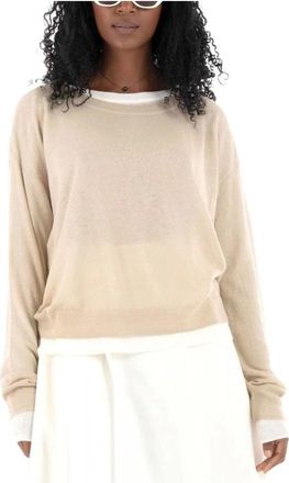 HUGO BOSS Femme, Pulls, Beige, Taille: 40 FR Boss - Tricots