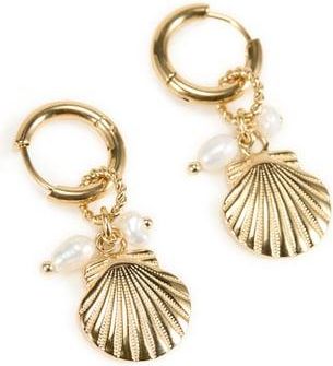 Au Printemps Paris Boucles doreilles coquillage