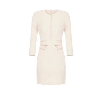 Elisabetta Franchi Damen, Kleider, Beige, MGr&ouml;&szlig;e