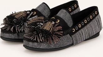 Kurt Geiger Loafer Pom Pom Mit Schmucksteinen schwarz