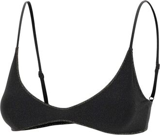 MC2 Saint Barth Femme, Maillots de bain, Noir, Taille: 42 FR Paloma Bralette Bikini