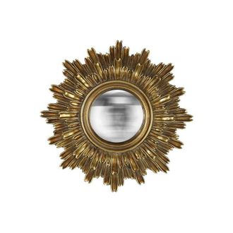 Emde Miroir soleil convexe dor&eacute; 24cm