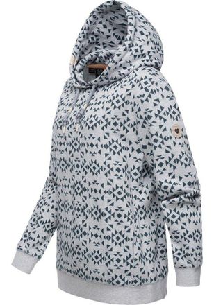 Ragwear Hoodie Cinda modischer Kapuzenpullover mit hohem Kragen