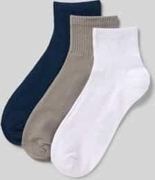 Jack & Jones Socken mit geripptem Abschluss Modell NICK im 3er-Pack