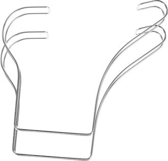 Artibetter Uonlytech 2 St&uuml;ck Schuhdisplay Halter aus Edelstahl Schuhspanner St&auml;nder f&uuml;r Sandalen und High Heels Stabile Schuhform f&uuml;r Ladenregale Schrank Verkauf