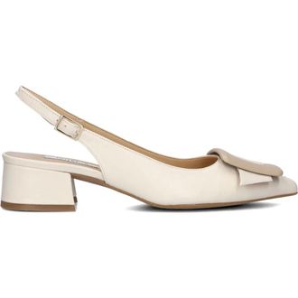 Notre-V Elegante wei&szlig;e Slingbacks f&uuml;r Damen - - Shoes - Damen - Beige - 41 EU