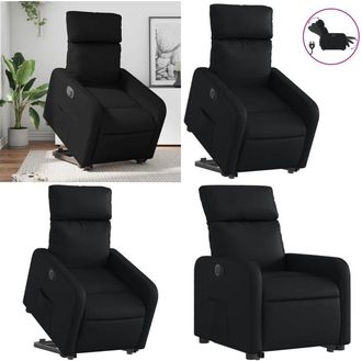 vidaXL Vidaxl - Relaxsessel mit Aufstehhilfe Elektrisch Schwarz Kunstleder - Elektrostuhl - Relaxsessel - Fernsehsessel - Aufstehhilfe - Bequeme Sessel