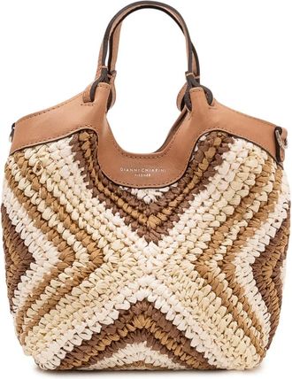 Gianni Chiarini Femme, Sacs, Multicolore, Taille: ONE Size Dua Borsa Tessuto