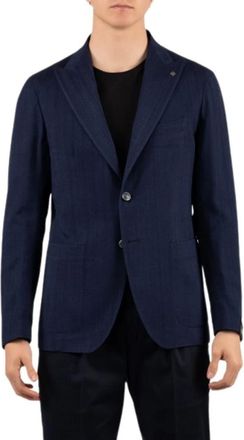Tagliatore Homme, Vestes, Bleu, Taille: XL Blazer Crois&eacute;