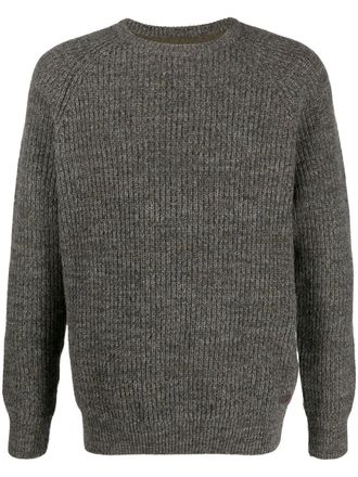 Barbour pull en maille nervur&eacute;e &agrave; manches longues - Vert