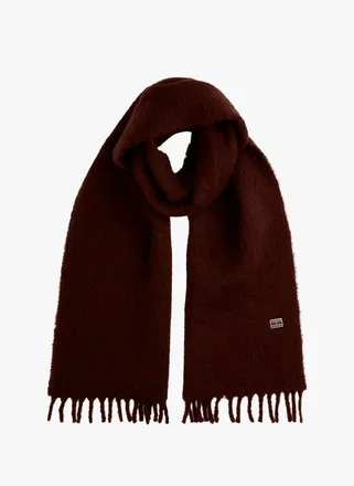 Tommy Hilfiger Echarpe frang&eacute;e en laine m&eacute;lang&eacute;e