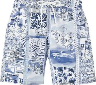 Paul & Shark Homme, Maillots de bain, Multicolore, Taille: L Swim Shorts