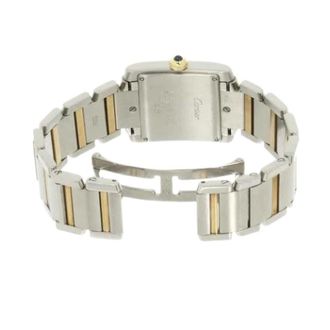 Cartier Montre Tank Francaise Pre-owned - Femme - Pre-owned - Beige - Taille: ONE Size
